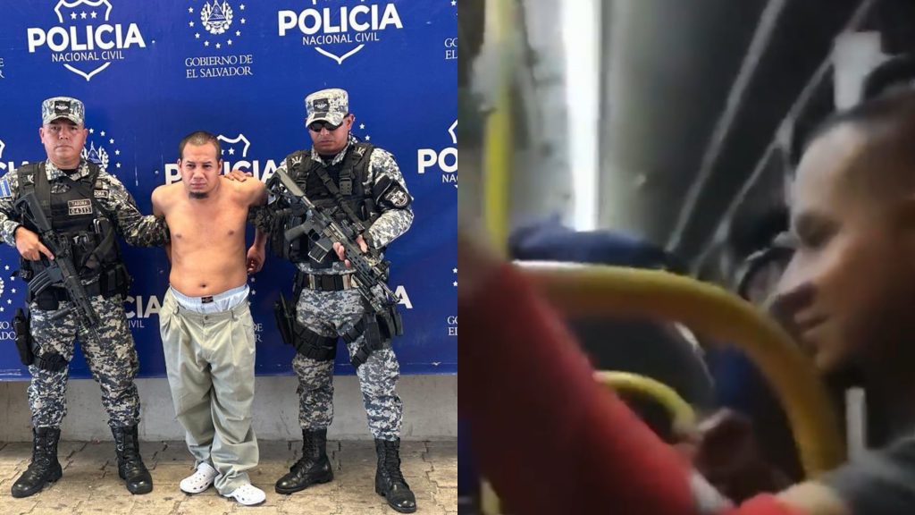 Marero que hizo señas alusivas a la pandilla en un bus fue detenido ...