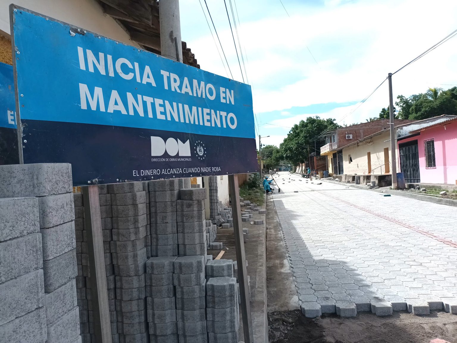 Obras Municipales está reparando la calle hacia El Capulín en Moncagua ...