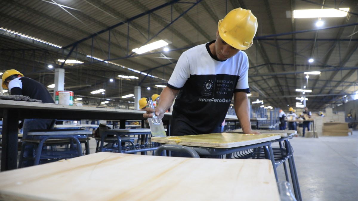 Reos en fase de confianza fabrican 500 pupitres diarios para las ...