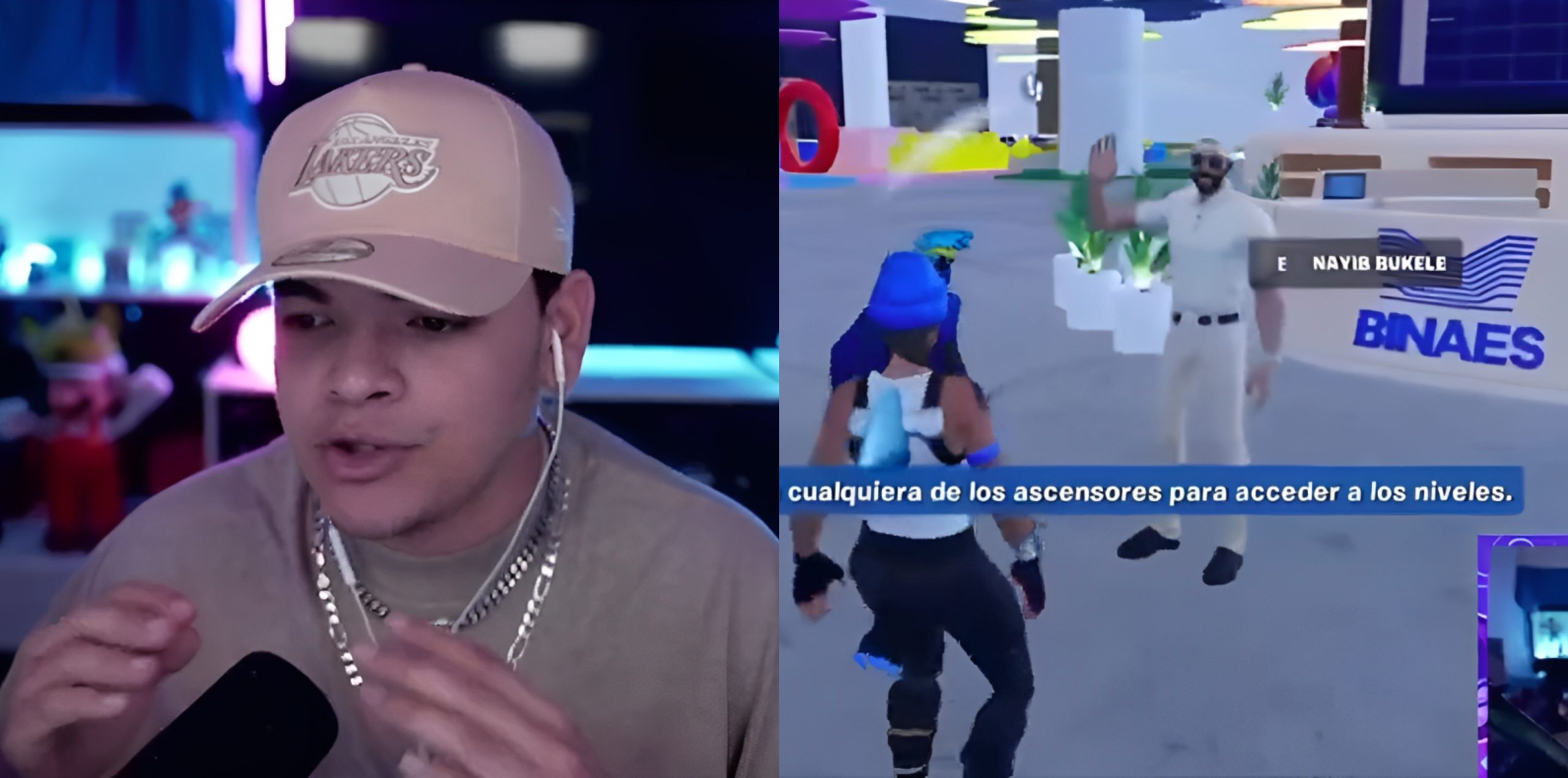 Streamer salvadoreño «Komanche» visita la BINAES en Fortnite – Diario ...